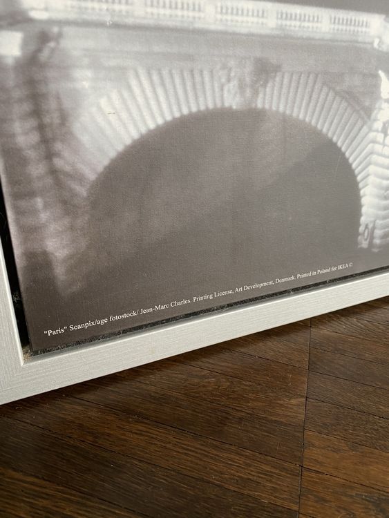 IKEA-Bild PARIS 140x100 silbrig gerahmt | Kaufen auf Ricardo