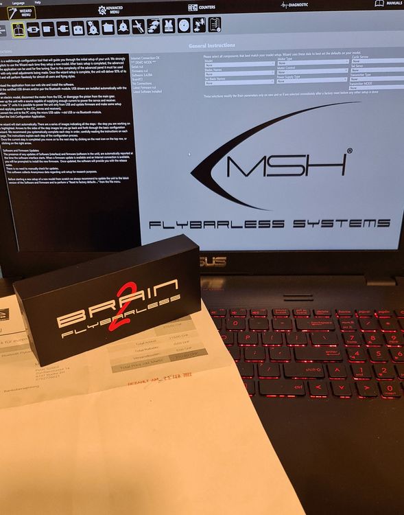 Brain 2 Flybarless System FBL mit Bluetooth (Rettungsfuntion | Kaufen auf Ricardo