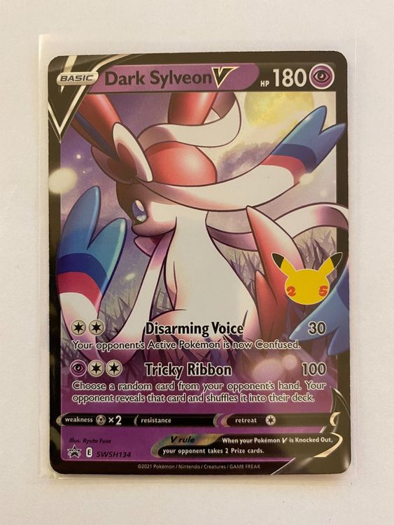 Pokemon Dark Sylveon V SWSH134 EN (Neu (gemäss Beschreibung)) in Elgg ...