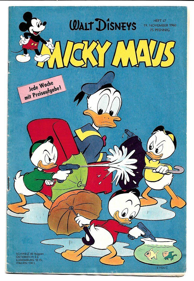 Micky Maus Heft 47 1960, mit Goofy, Micky, Oma Duck, C.Barks (Gebraucht ...