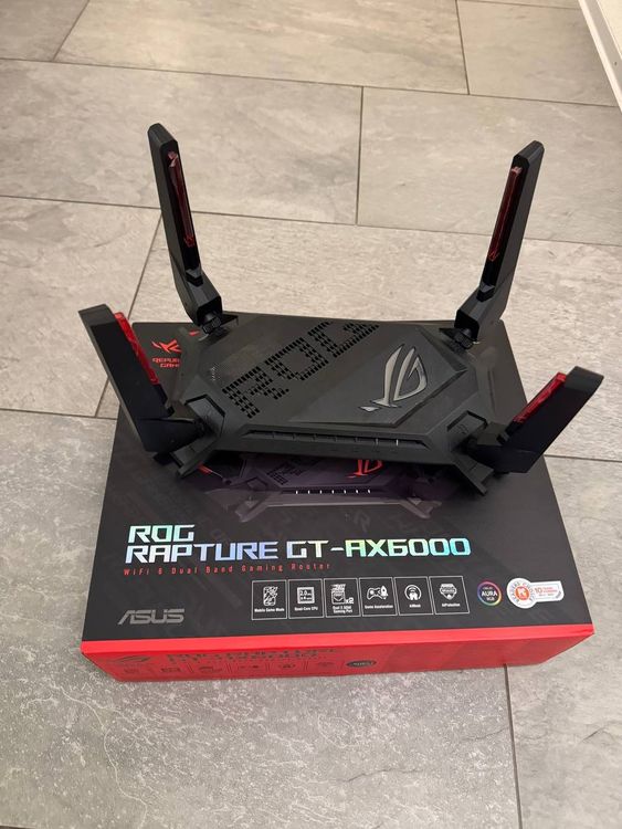 Asus Wifi 6 Router ROG Rapture GT-AX6000 mit Garantie | Kaufen auf Ricardo