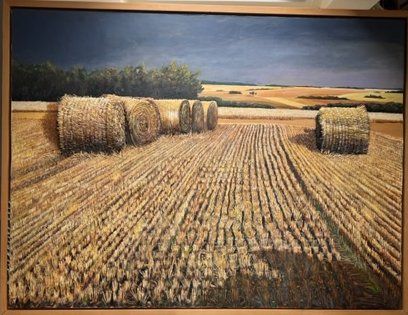 Jean Luc Messin, paysage 135 x 95 cm À négocier | Kaufen auf Ricardo