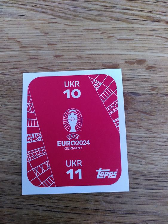 🤩 UKR 10 / UKR 11 - Topps Euro 2024 Sticker (Neu (gemäss Beschreibung)) in Felben-Wellhausen für ...