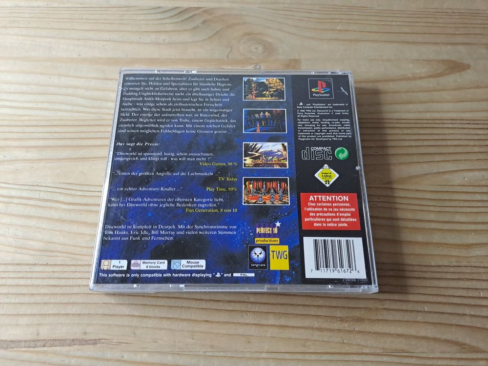 Terry Pratchett’s Discworld 1 – Deutsch – PS1 | Kaufen auf Ricardo