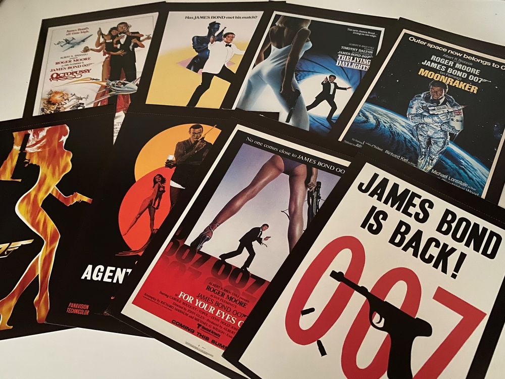 007 - James Bond Movie Poster Postcard By Eon Productions | Kaufen auf ...