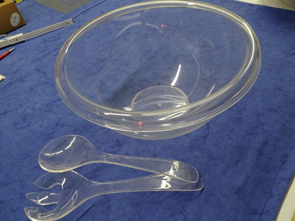 Schüssel aus Plexy gross mit Best. | Kaufen auf Ricardo