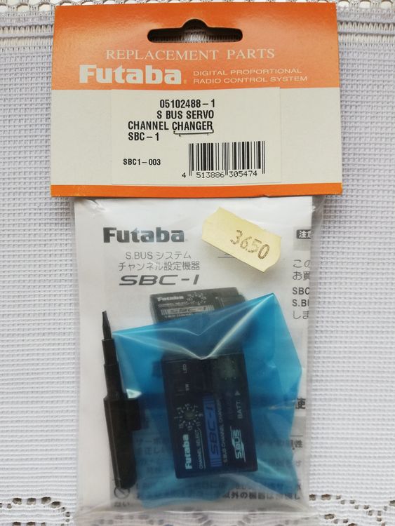 FUTABA SBC-1 S-BUS Kanal Programmiergerät (Neu und originalverpackt) in ...