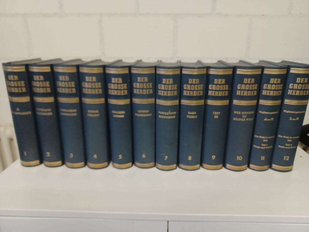 Der grosse Herder - Band 1 - 12 - Lexikon inkl. Atlas (Gebraucht) in Sarnen für CHF 300 – nur ...
