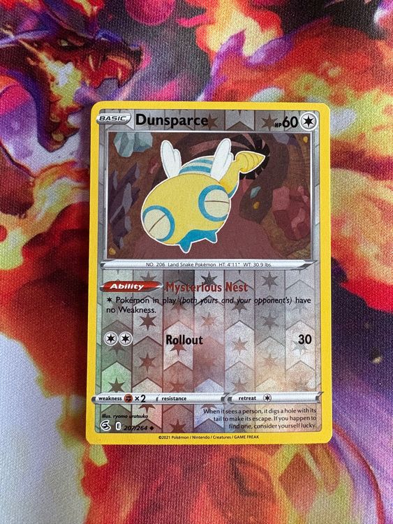 Pokemonkarte "Dunsparce" Nr. 0206 (Gebraucht) in Neuenegg für CHF 1.2 – mit Lieferung auf ...
