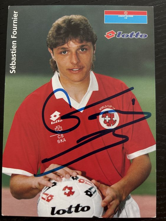 Signiert: Sébastien Fournier Fussballkarte (Gebraucht) in Uetendorf für ...