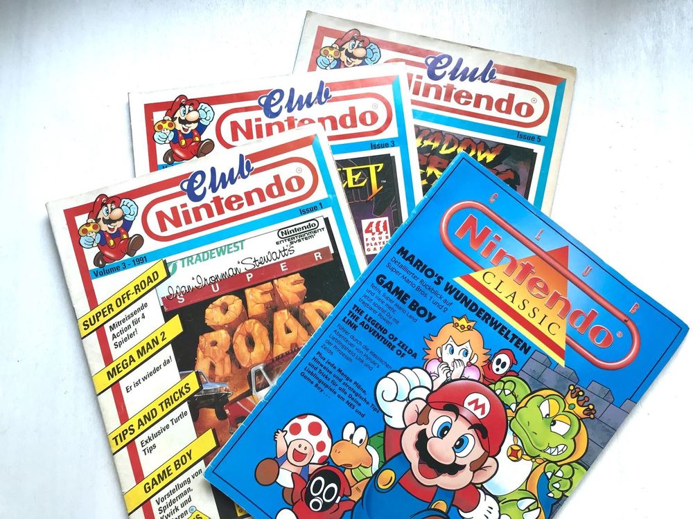 4 Nintendo Club Magazine 1990+91 | Acheter sur Ricardo