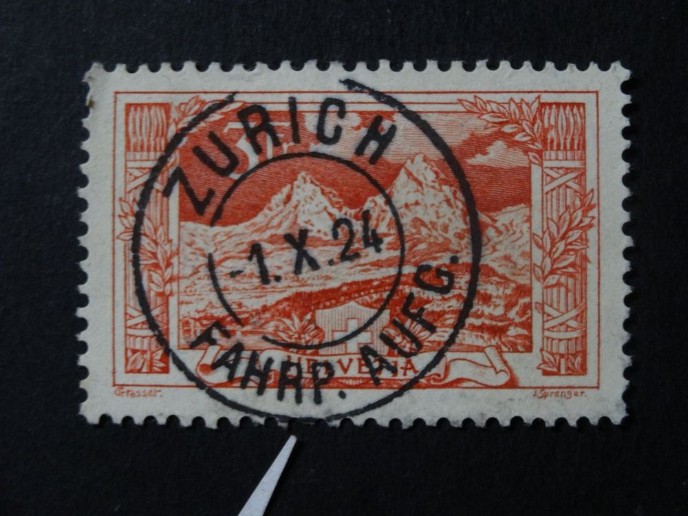 Vollstempel ZÜRICH Fahrp. Aufg. 1.X.24 | Kaufen auf Ricardo