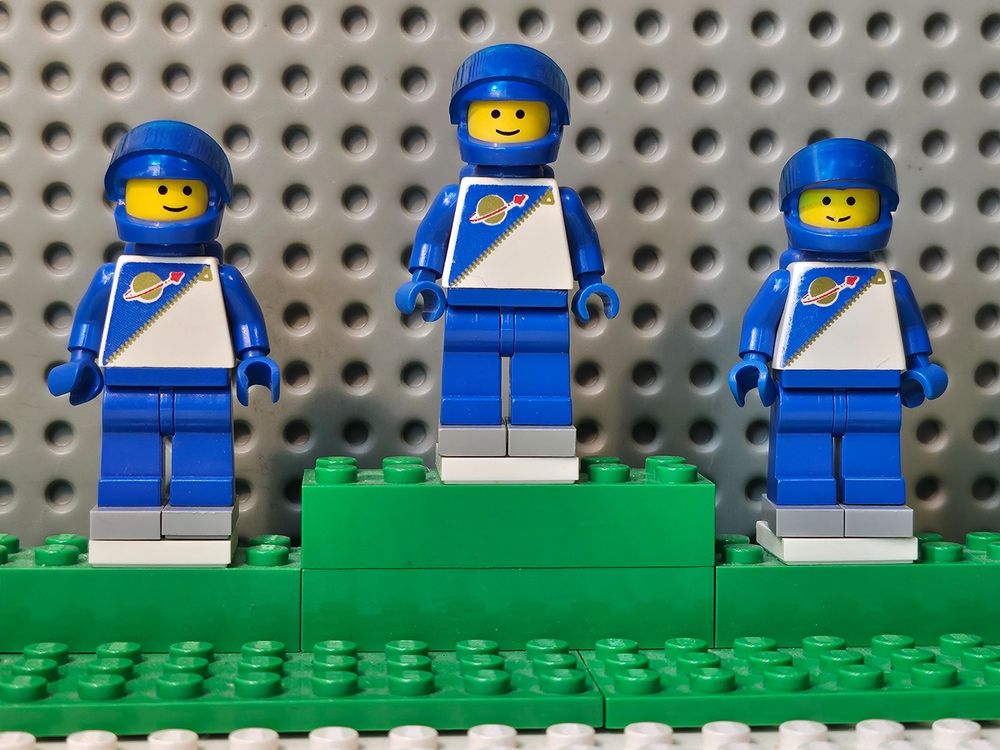 3 Lego-Minifiguren sp014, Space, Astronaut, Vintage, Futuron (Gebraucht ...