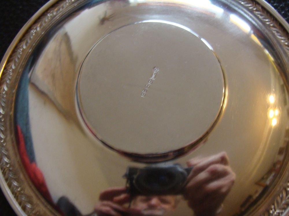 * JOLIE ASSIETTE A APPERO JEZLER LAURIER ARG.800 COMME NEUF (Neu ...