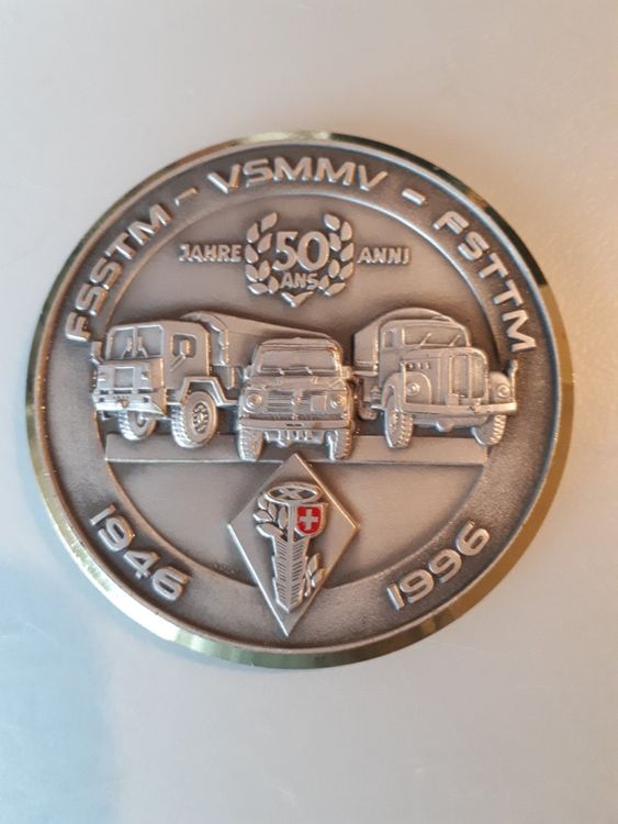 Erinnerungsmedaille 50 Jahre VSMMV 1946-1996 (Gebraucht) in Seewen SZ für CHF 14.5 – mit ...