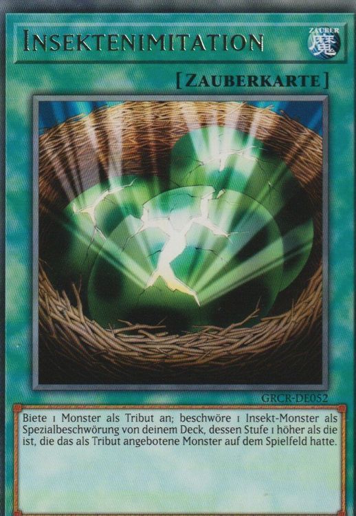 TCG YU-GI-OH! GRAND CREATORS GRCR DE 052 Insektenimitation | Kaufen auf Ricardo