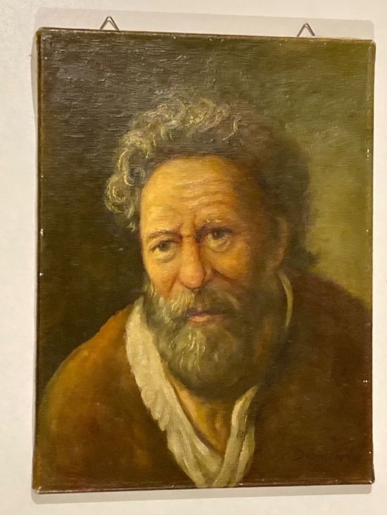 Frans Schoorman (1929-1982) Gemälde signiert Portrait Bi: 11 (Gebraucht ...