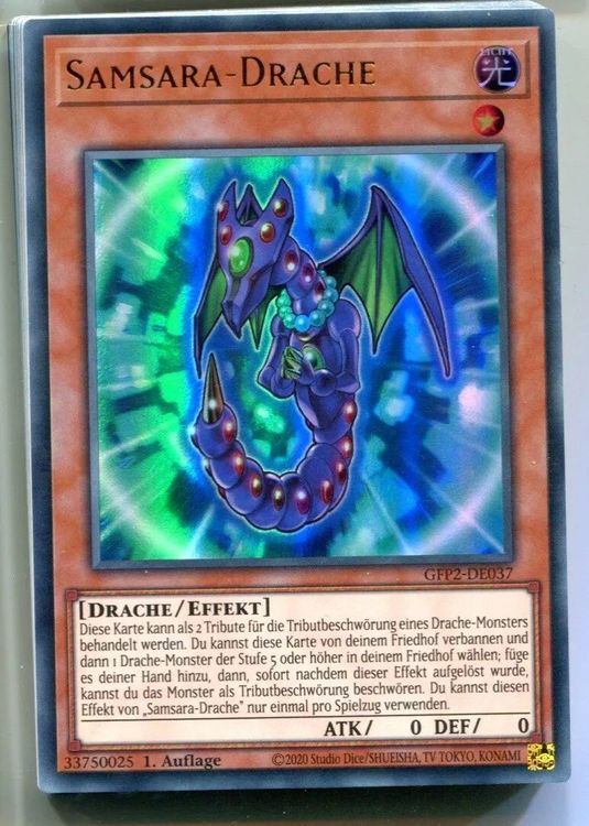 Yu-GI-OH Samsara Drache Ultra Rare GFP2-DE037 (Neu und originalverpackt) in Chur für CHF 0.5 ...