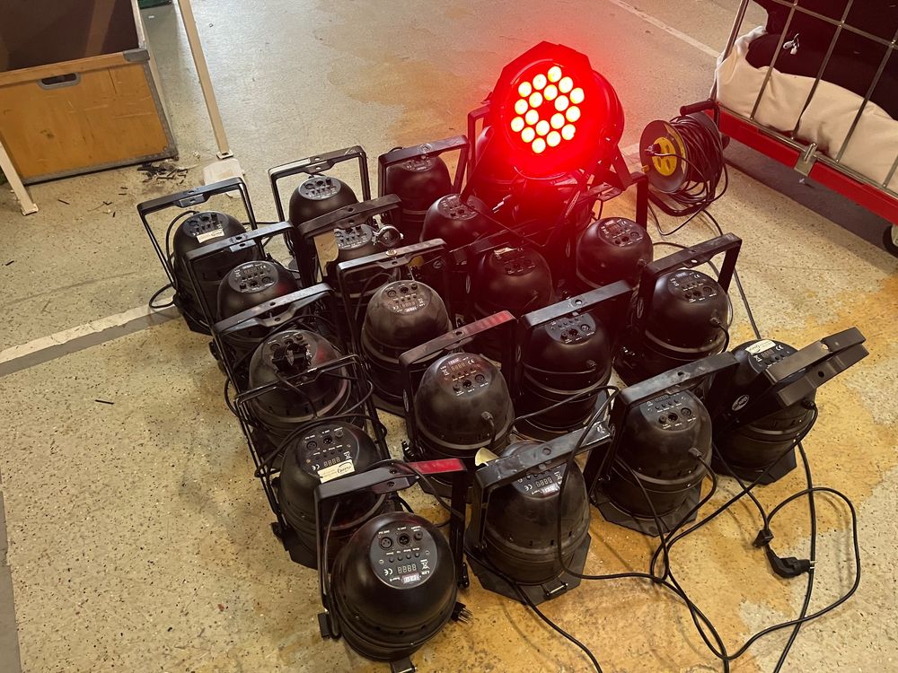 Showtec LED Par 64 Short 18 x RGB 3-in-1 LED black Strahler (Gebraucht ...