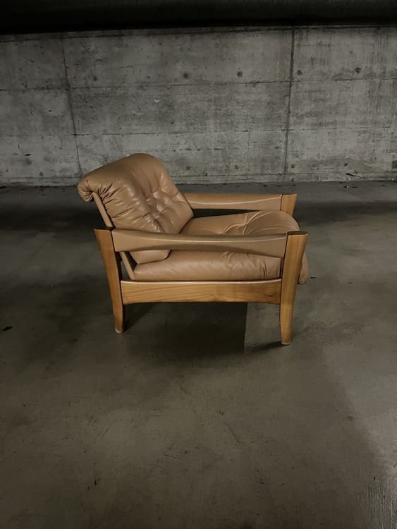 Mid century Leder Sessel | Kaufen auf Ricardo