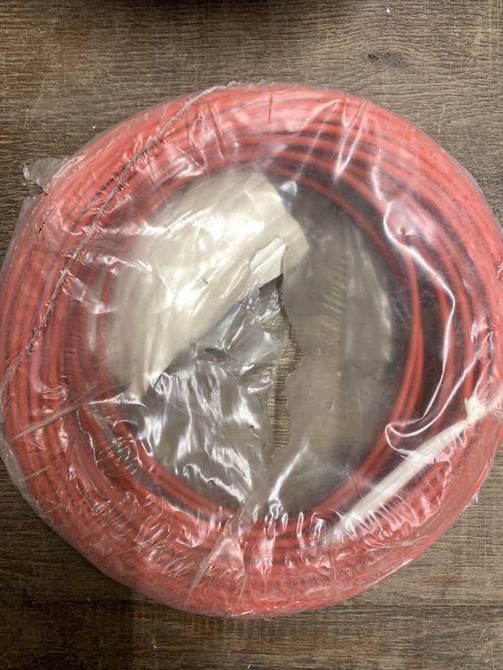 Kabel mit rotem Mantel 1x2x0.8, ca 30m | Kaufen auf Ricardo