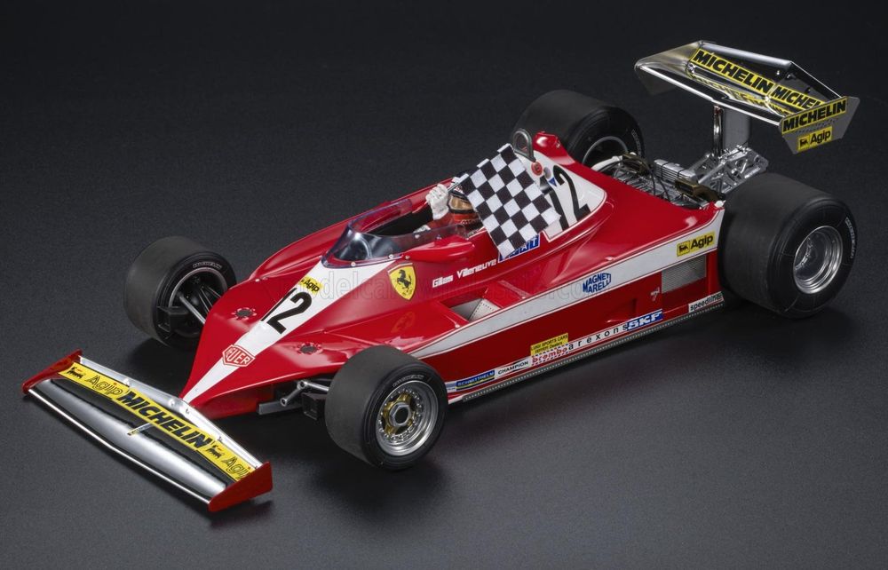 FERRARI 312T3 #12 WINNER CANADIAN Villeneuve 1/18 NEU (Neu und ...