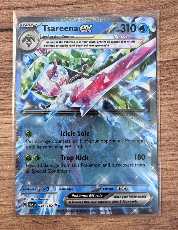 Tsareena ex TERA Pokemon Paradox Rift PAR 46/182 (Gebraucht) in ...