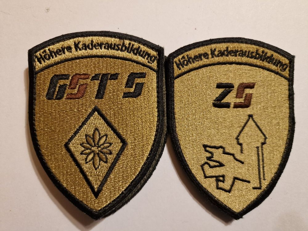 Armée Abzeichen Duo Badges GTS ZS KLETT (Neu (gemäss Beschreibung)) in ...