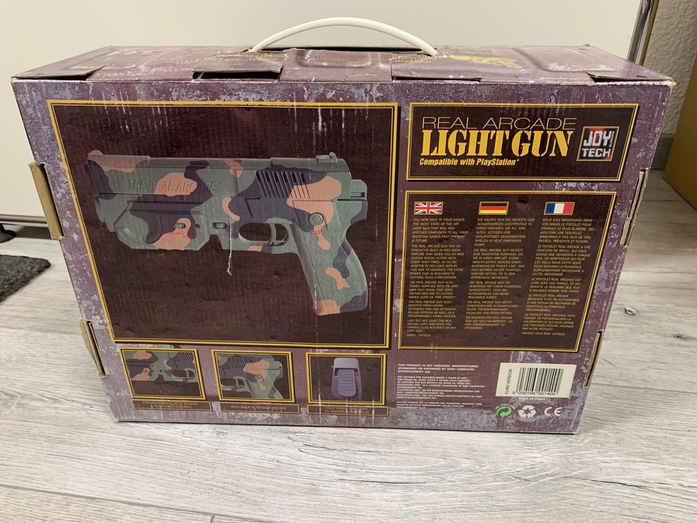 Sony Playstation 1 PS1 Gun " Real Arcade Light Gun " in OVP (Gebraucht ...