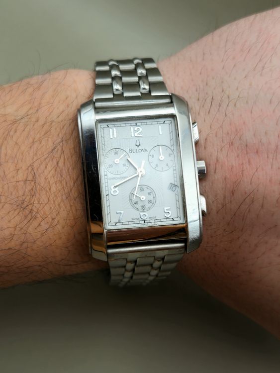 🔥👑 BULOVA Chronograph Herren Edelstahl Swiss Made Vintage (Gebraucht ...