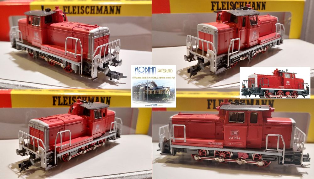 Fleischmann 4224 - Diesellok BR 361 DB - orientrote RARITÄT! (Neu und ...