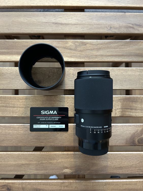 Sigma 105mm f/2,8 DG DN Macro Art Sony E (Neu (gemäss Beschreibung)) in ...
