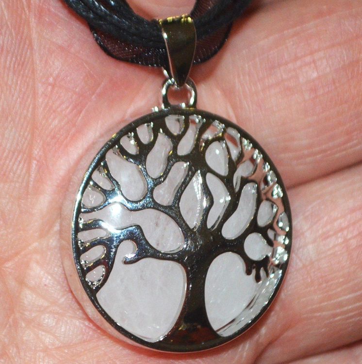 Halsketten C-65 – Lebensbaum – Milch Quarz (Neu und originalverpackt) in Goldiwil (Thun) für CHF ...