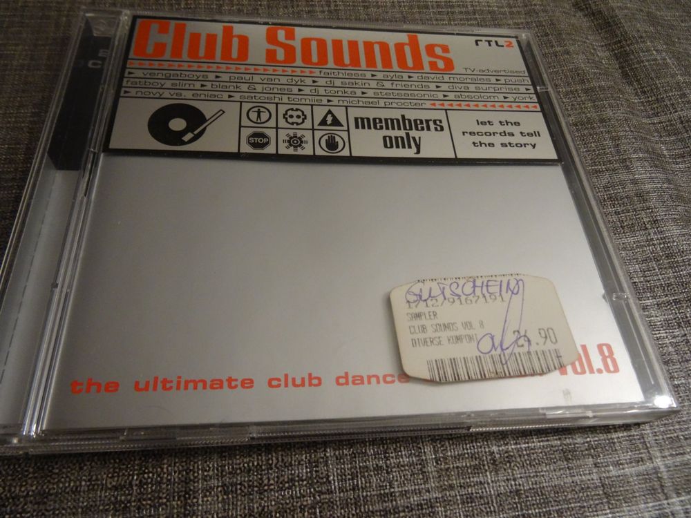 Club Sounds Vol.8 CD (Gebraucht) in Olten für CHF 4 – mit Lieferung auf ...