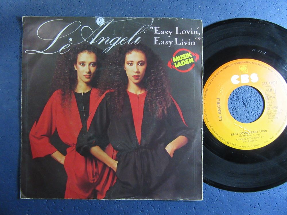 LE ANGELI "EASY LOVIN' EASY LIVIN" NEVER LET GO 45t 7" VINYL (Gebraucht ...