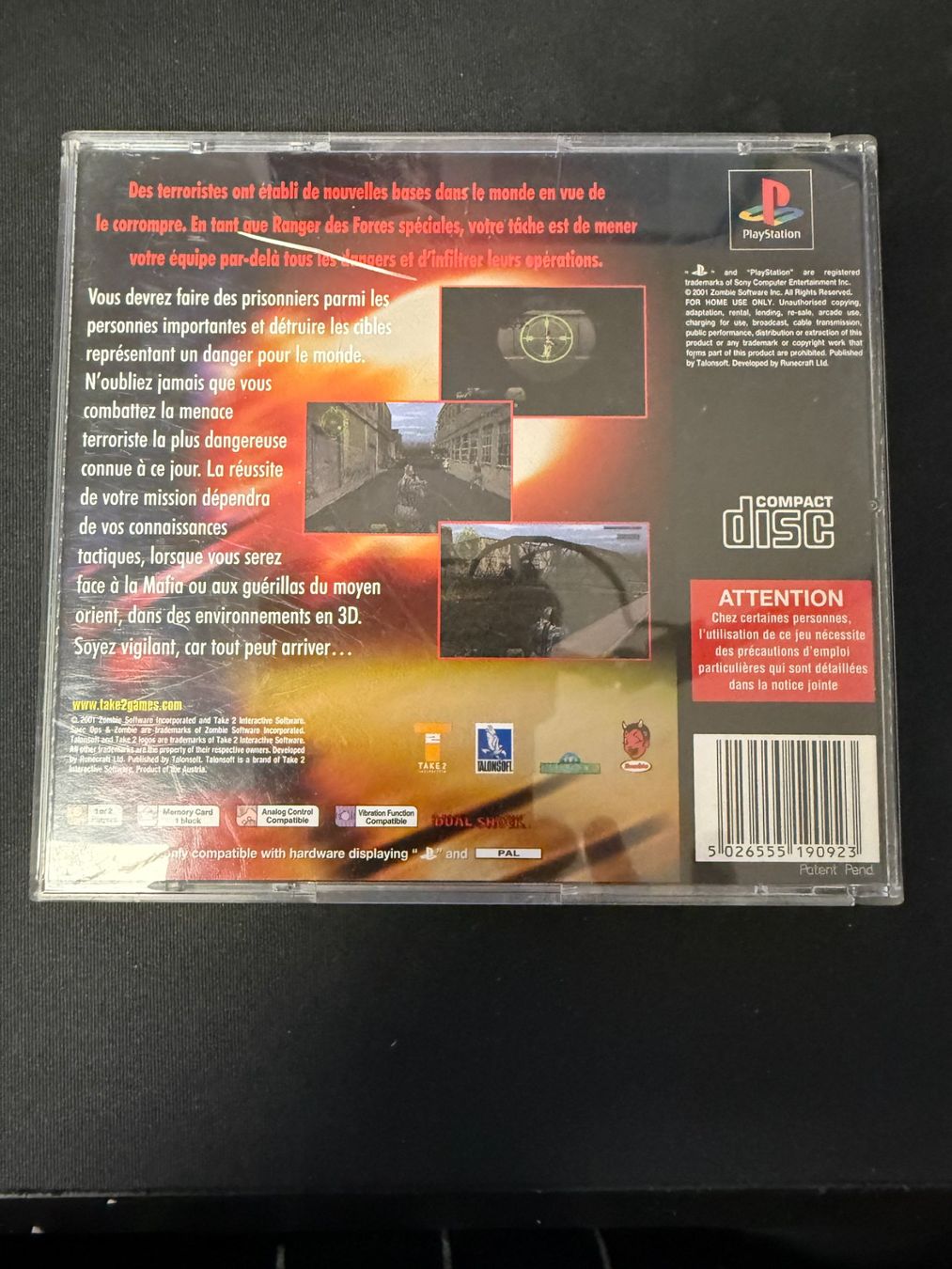 Spec Ops: Covert Assault - PS1 (D'occasion) à Pont-de-la-Morge pour CHF ...