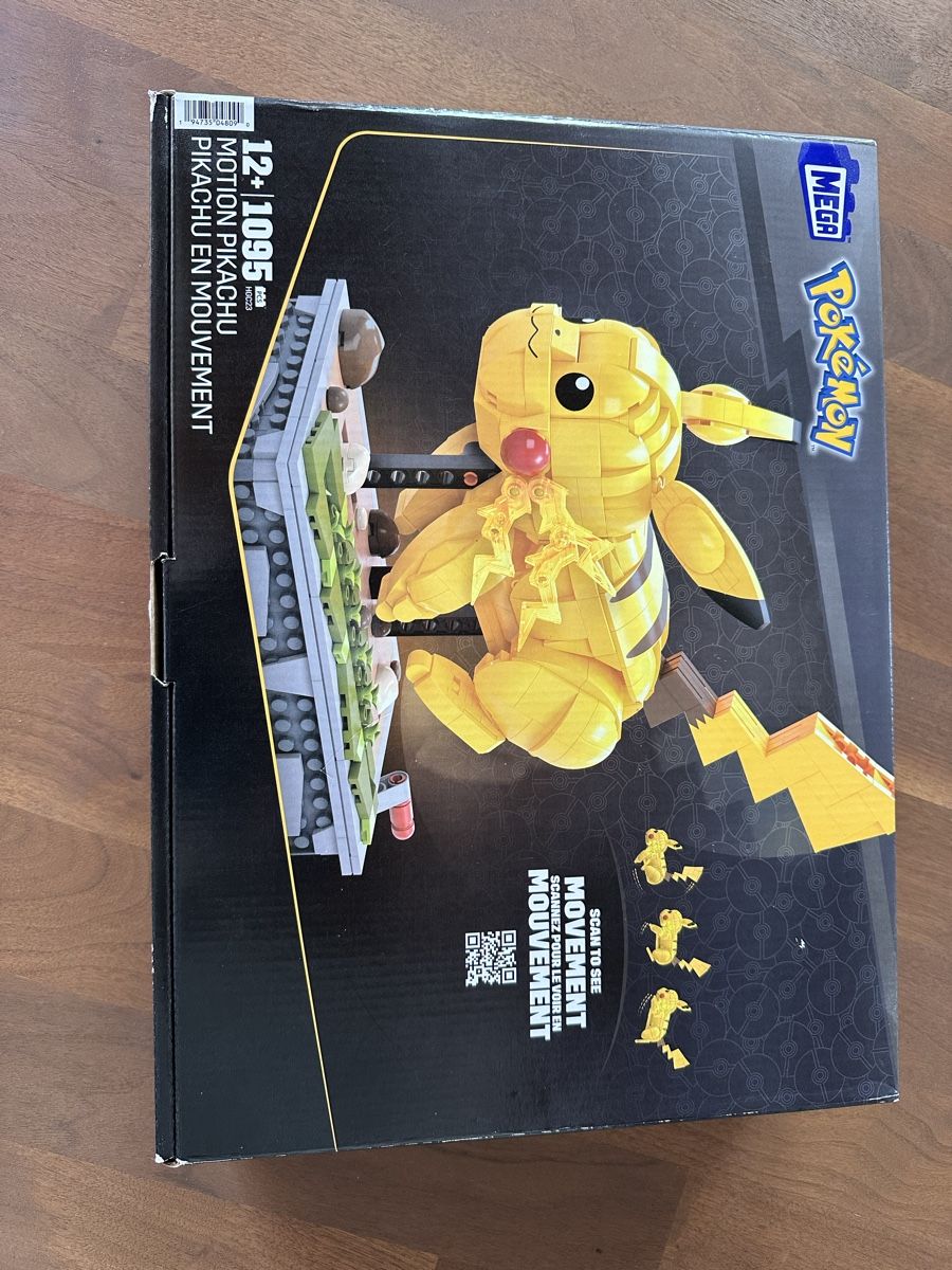 Mega Pokémon Pikachu - Motion, 1095 Teile - Neu! (Neu und ...