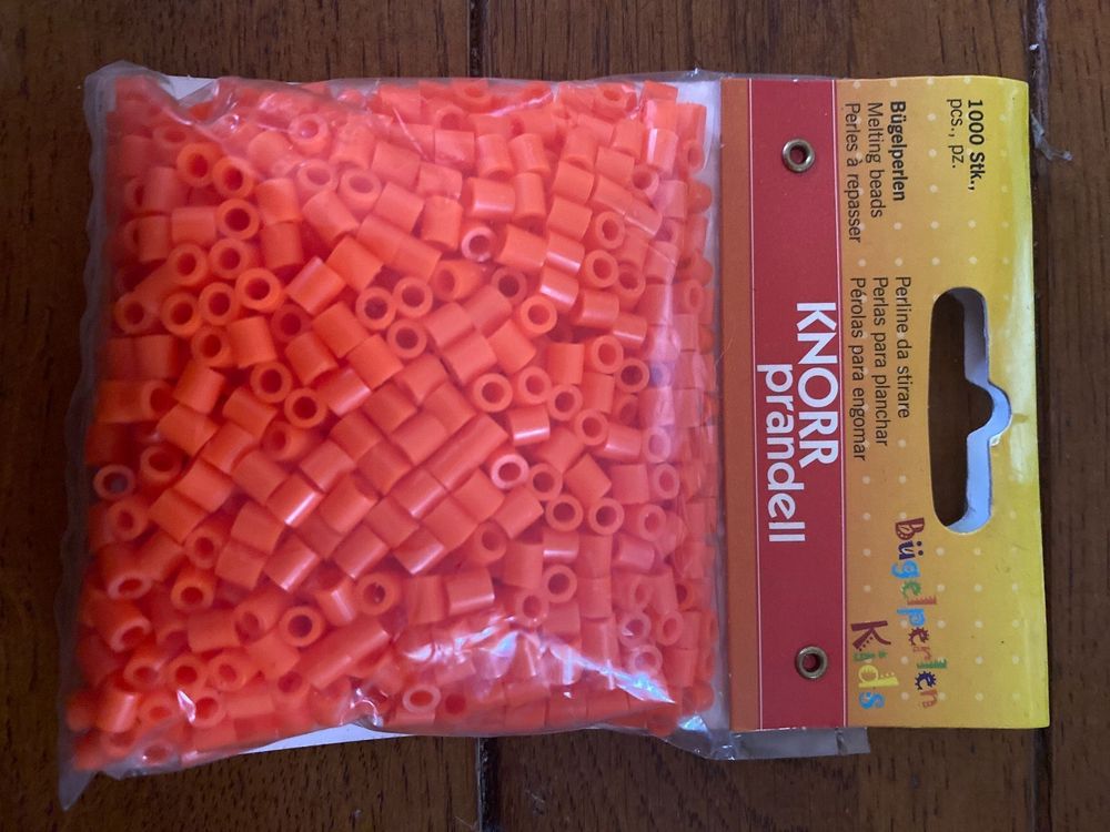 2170024 orange Bugelperlen perles à repasser (Neu und originalverpackt ...