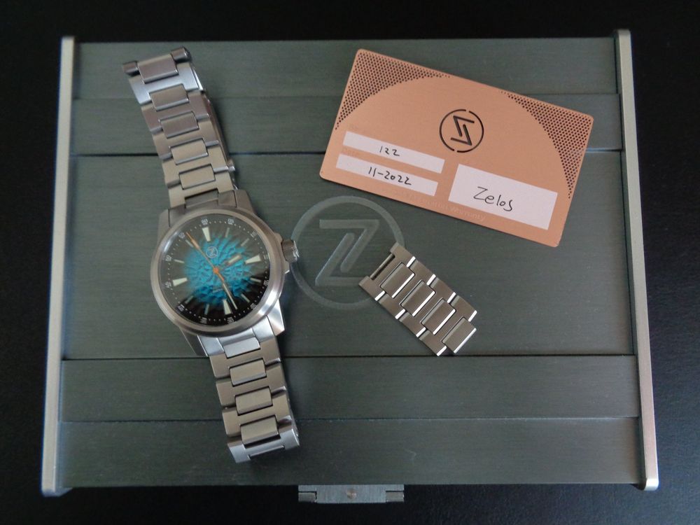Zelos Aurora TI Field 42mm „Teal" Titanium | Kaufen auf Ricardo
