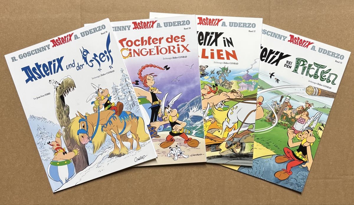 Asterix Comic Sammlung Top Zustand 4 Stück - 35, 37, 38, 39 (Gebraucht ...
