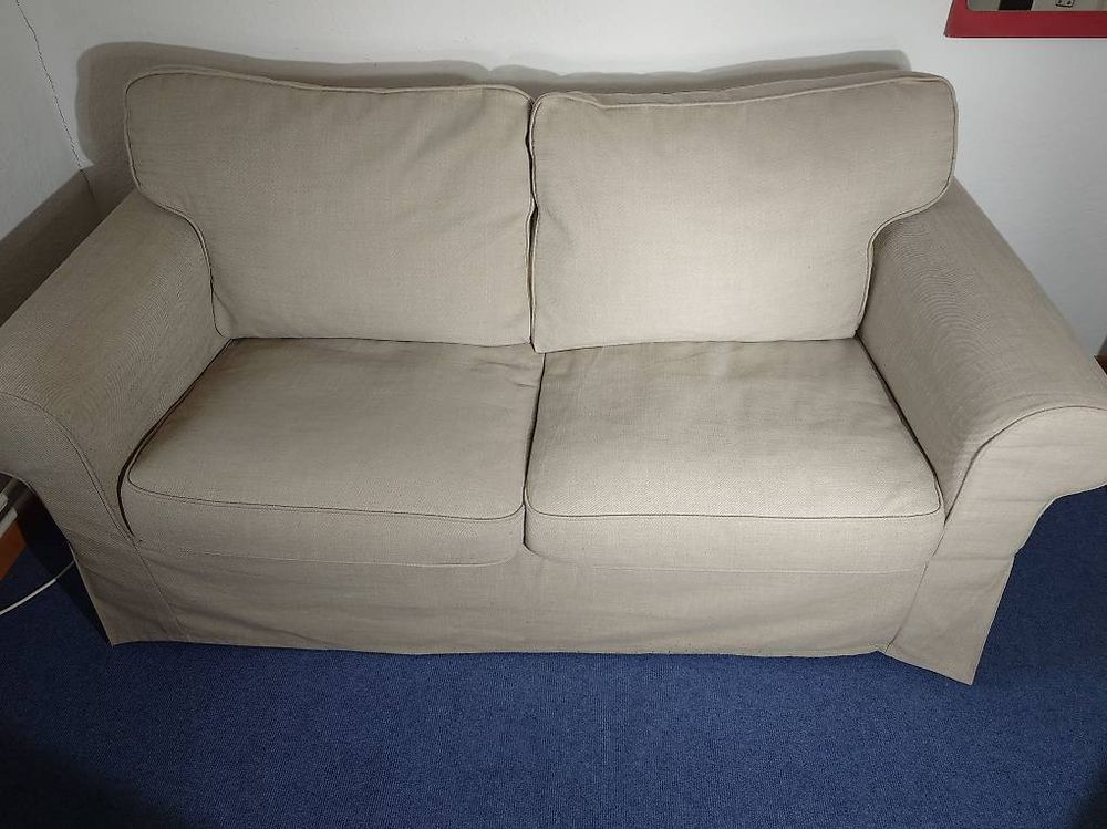 IKEA EKTORP 2er Sofa Hillared beige, kaum gebraucht | Kaufen auf Ricardo