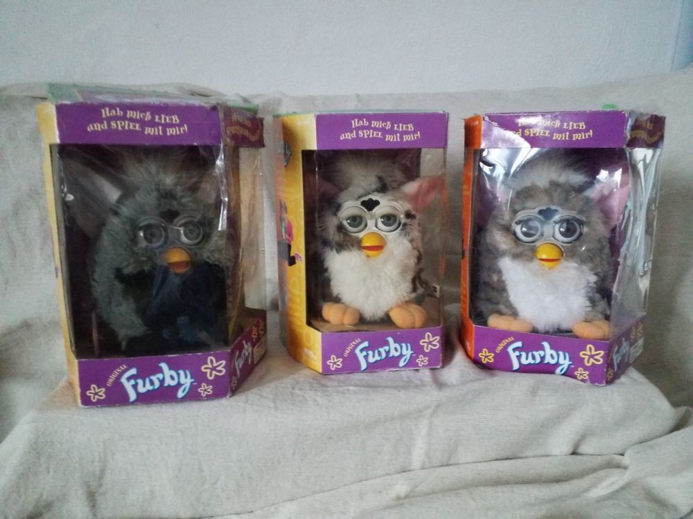 3 Furbys in Karton, Furby Tiger erste edition 1998 (Gebraucht) in ...
