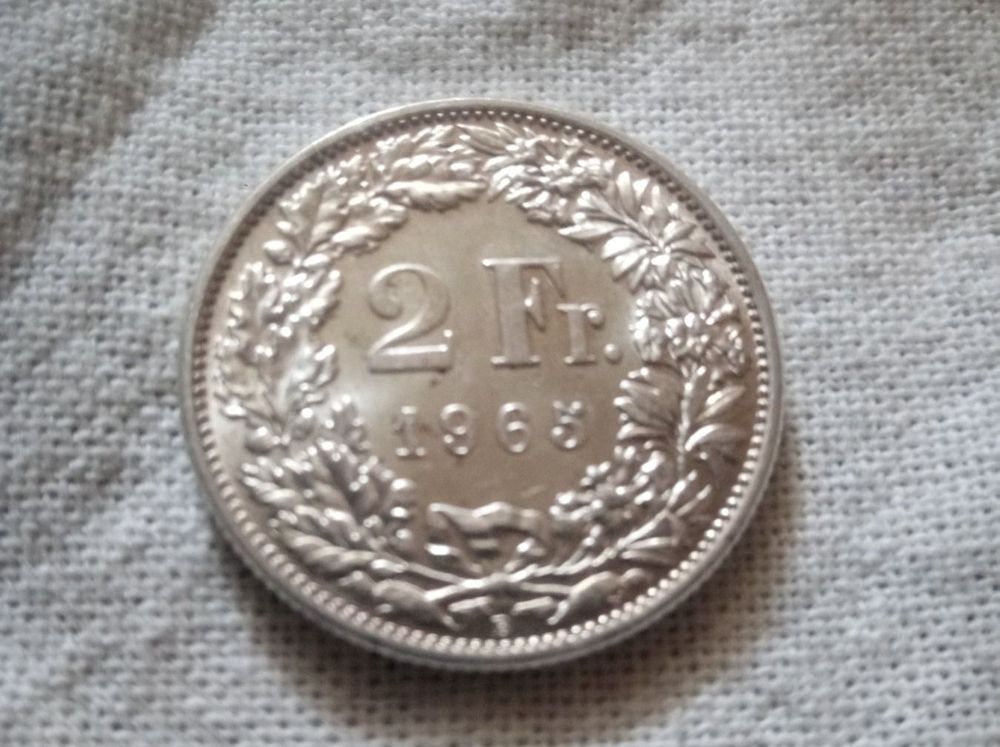 2 Franken silber 1965 (Gebraucht) in Belp für CHF 6 – mit Lieferung auf Ricardo kaufen