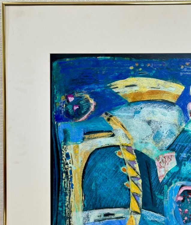 Annegret Wolf Rice Grosse Abstrakte Gouache | Kaufen auf Ricardo