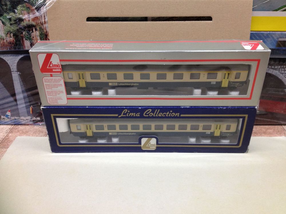 Lima 2 BLS EW I blau/creme "Lötschbergbahn", A u. B , H0 (Gebraucht) in ...