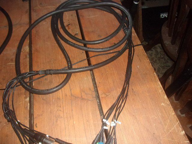 2stk. Snake je mit 8 XLR und 8 Jack. 1stk.2.00 und 1stk. 4m (Gebraucht ...