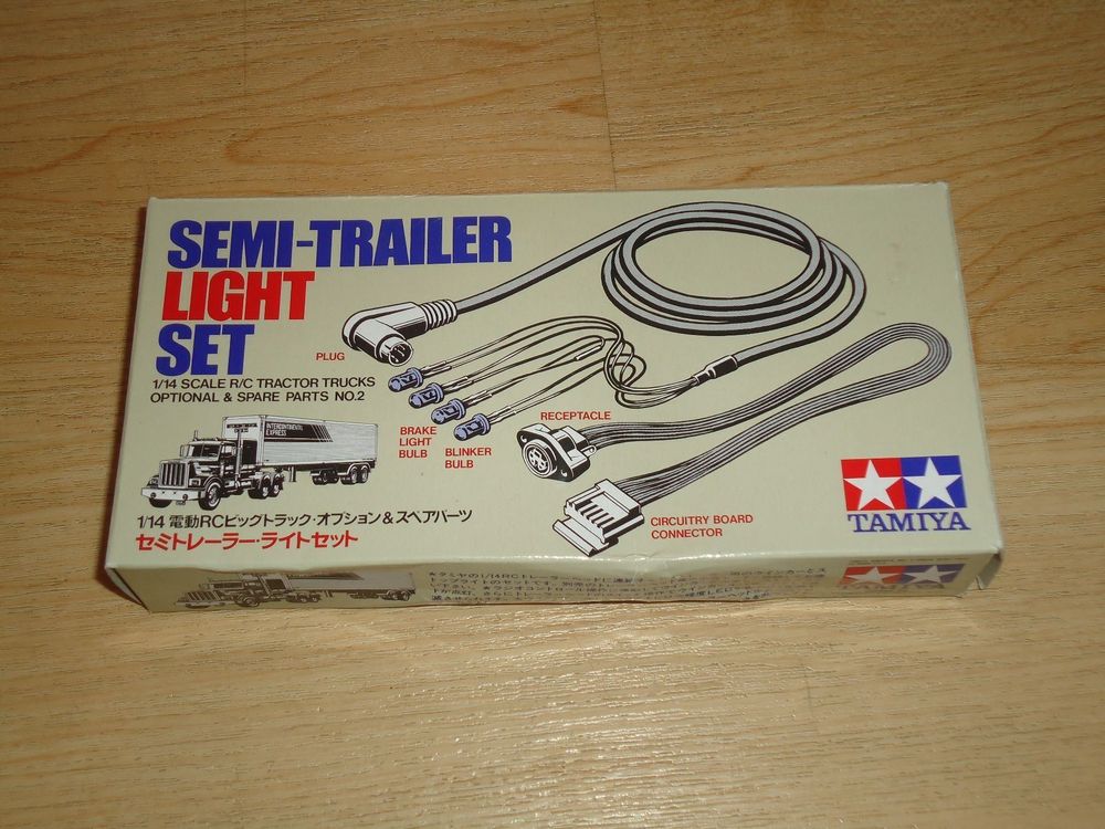Tamiya Trucks Semi-Trailer Light Set (Neu und originalverpackt) in ...