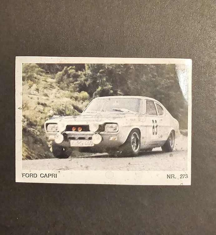 Ford Capri - Autocollant Vintage de Collection nr. 273 RARE (Gebraucht ...