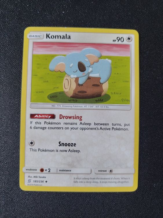 Komala 185/236 Pokémon SM Unified Minds 2019 (EN) ab 1.- (Gebraucht) in ...