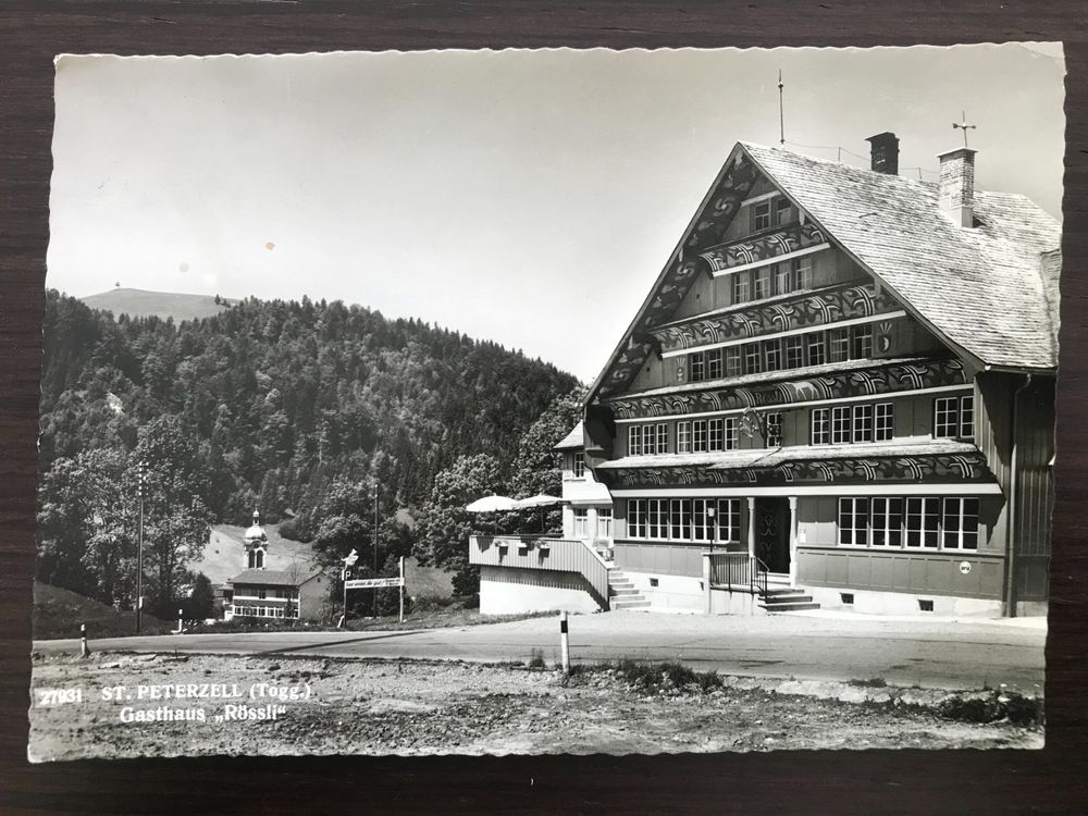 ST. PETERZELL (NECKERTAL) Gasthaus Rössli, Feldpost (Gebraucht) in Wald ZH für CHF 3 – mit ...